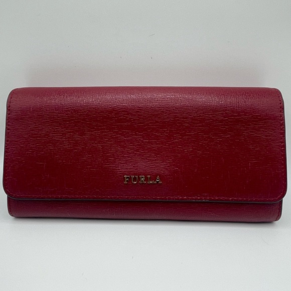 Furla | Bags | Furla Leather Long Wallet | Poshmark